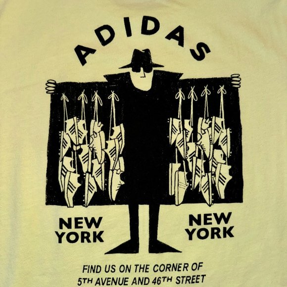 adidas Originals | Shirts | Adidas Amplifier Tee New York 5th Ave Large ...